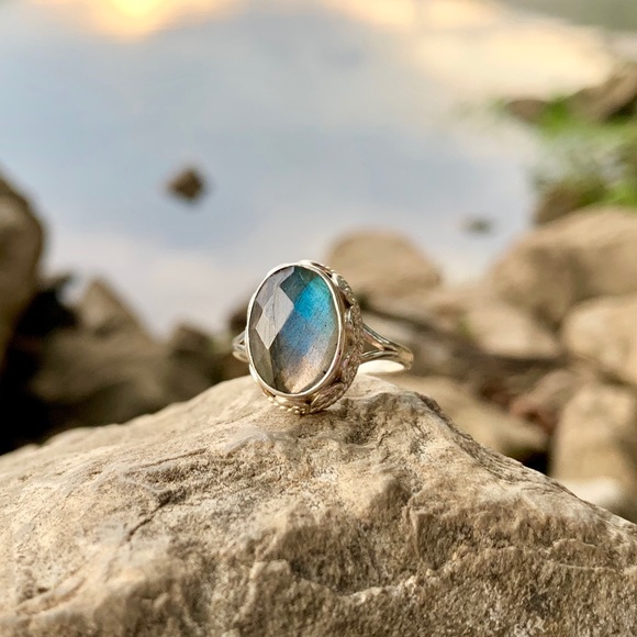 Uniquely Handcrafted | Jewelry | Sterling Silver Faceted Labradorite ...